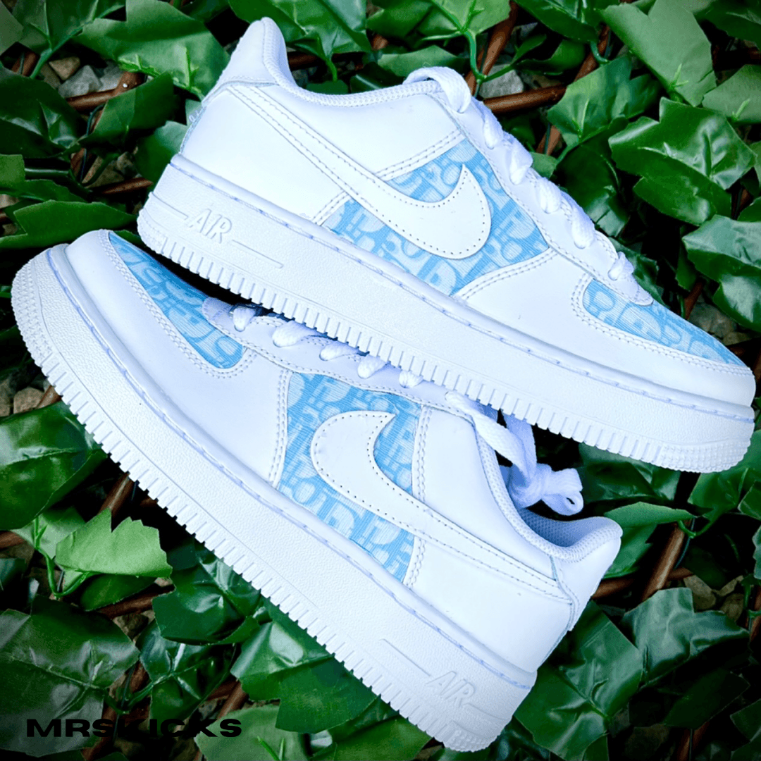 Shop Today - Custom Baby Blue CD Airforce 1 – Mrskicks